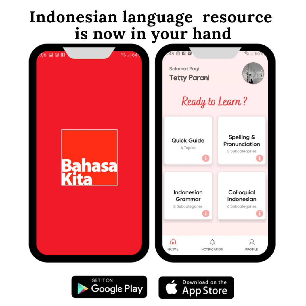 Learn Indonesian Language and Culture - Bahasakita.com