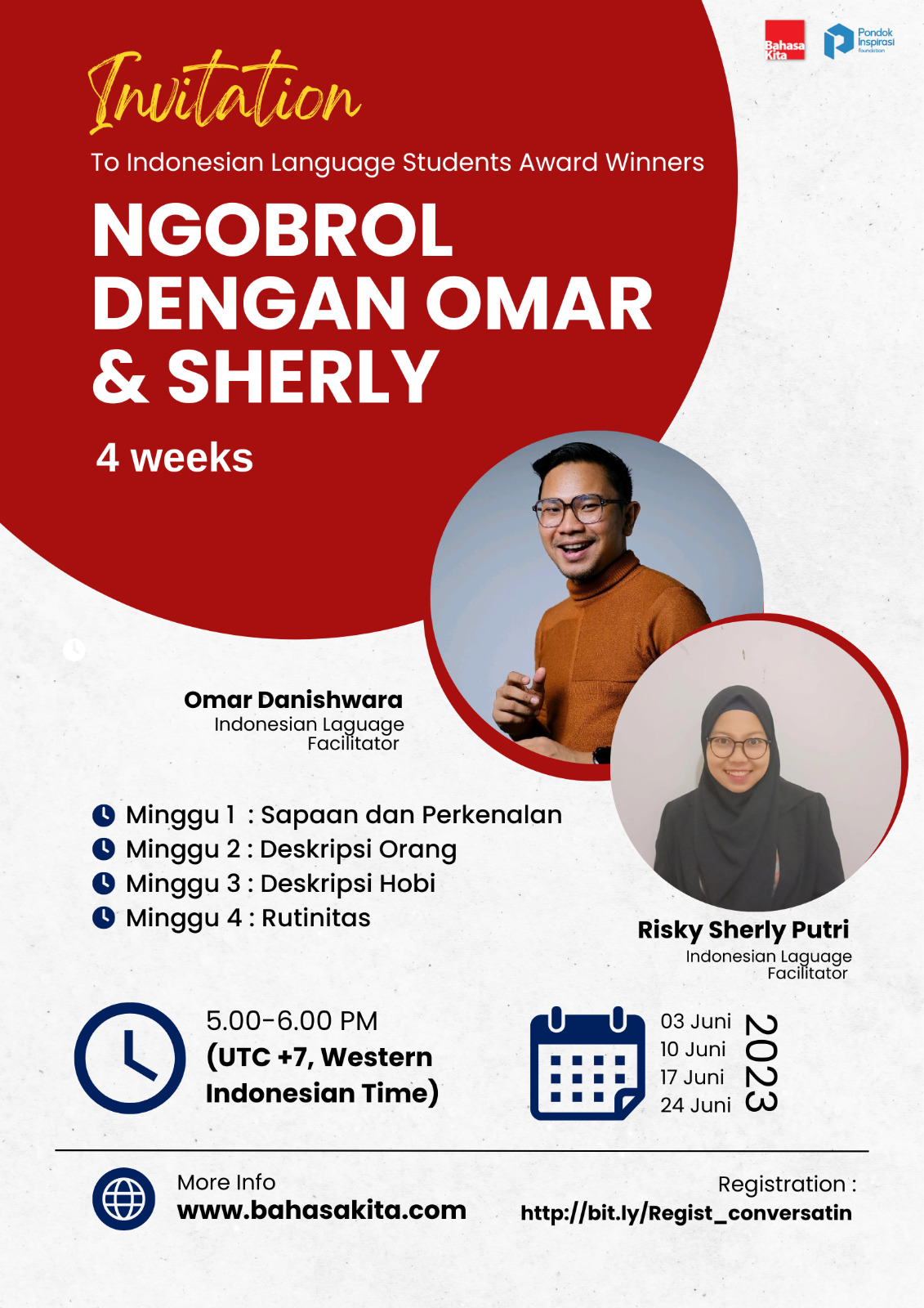 Ngobrol dengan Omar dan Sherly - Bahasakita.com